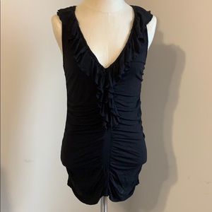 New York & Company | Tops | Ruffled Rouched Tank | Poshmark